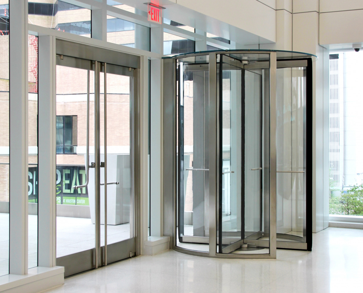 Houston Center Case Study | Ellison Bronze - Custom Crafted Balanced Doors